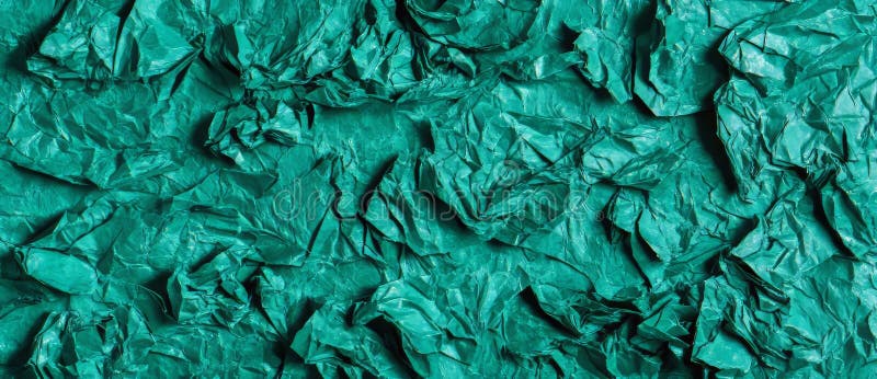 A Crumpled Green Paper Texture Background, Suitable for Eco-friendly ...