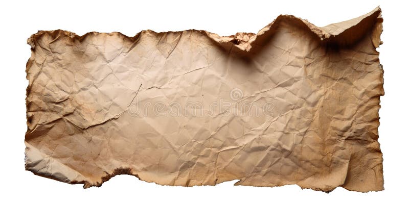 Crumpled Grunge Note with Weathered Border and Frame Stock Illustration ...