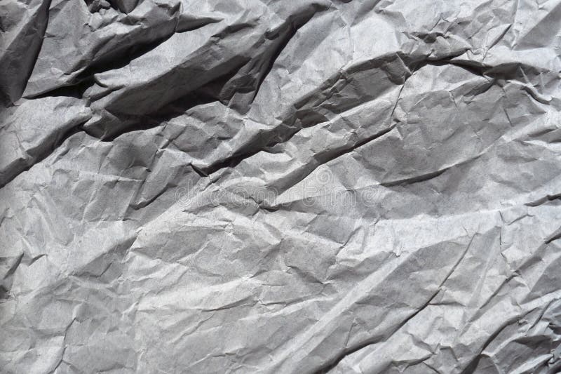 Crumpled Kraft Paper Lies on the Surface Stock Image - Image of sheet ...