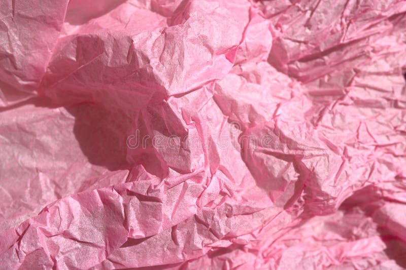 Crumpled Kraft Paper Lies on the Surface Stock Image - Image of pattern ...