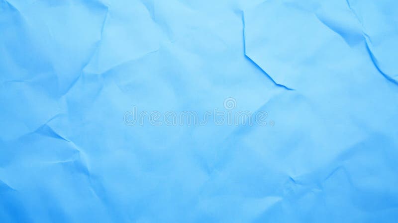 Crumpled Light Blue Paper Creates Textured Background Surface Stock ...
