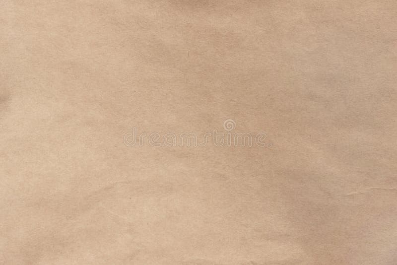 Crumpled Light Brown Craft Paper Stock Photo - Image of brown, uneven ...