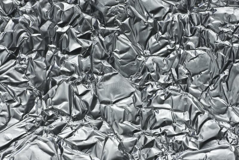 Crumpled metal foil stock photo. Image of industrial - 13403996