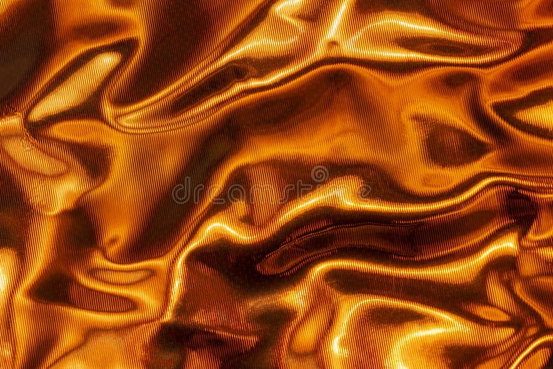 Crumpled Metallic Foil Texture with Holographic Effect and Light ...