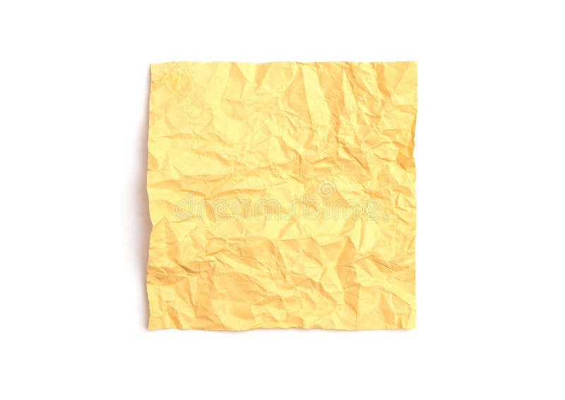 Crumpled note paper stock photo. Image of used, surface - 13420294