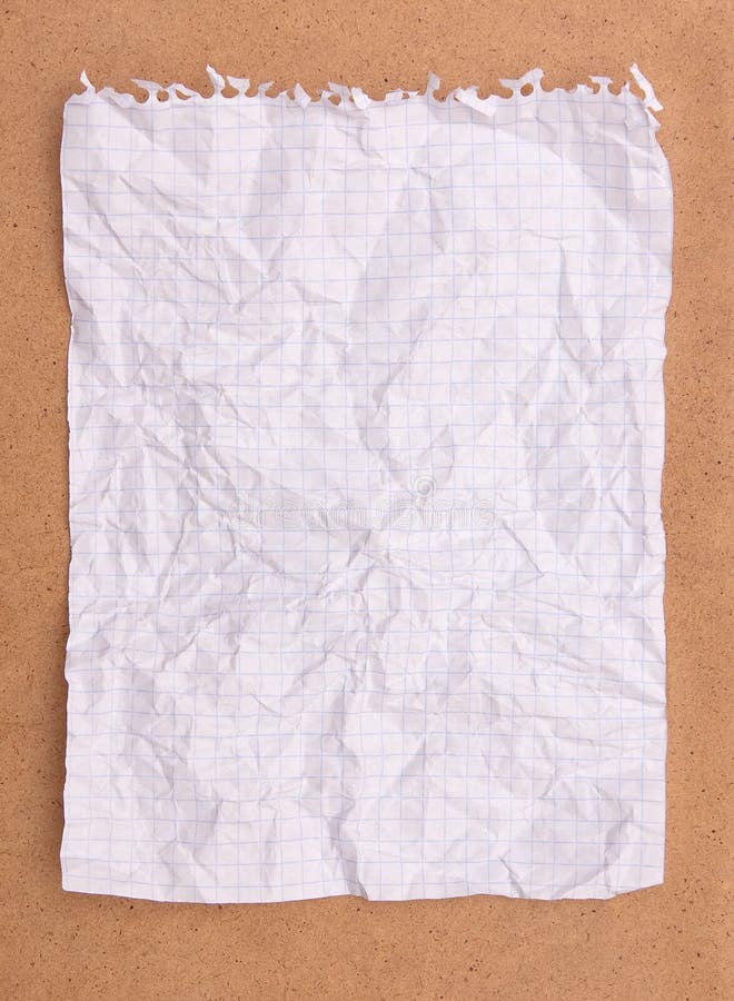 Crumpled note paper stock photo. Image of used, surface - 13420294