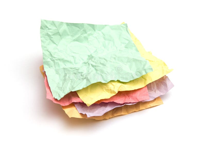Crumpled note paper stock photo. Image of used, surface - 13420294