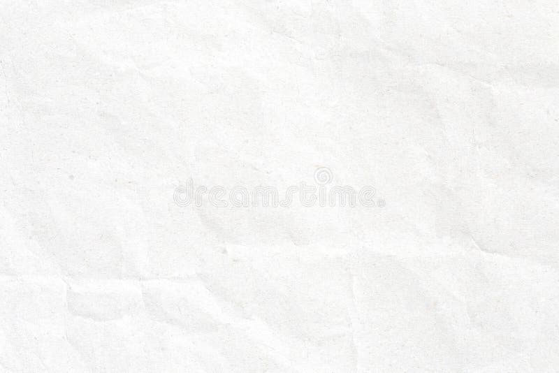 Crumpled Old White Background Paper Texture Stock Image - Image of ...