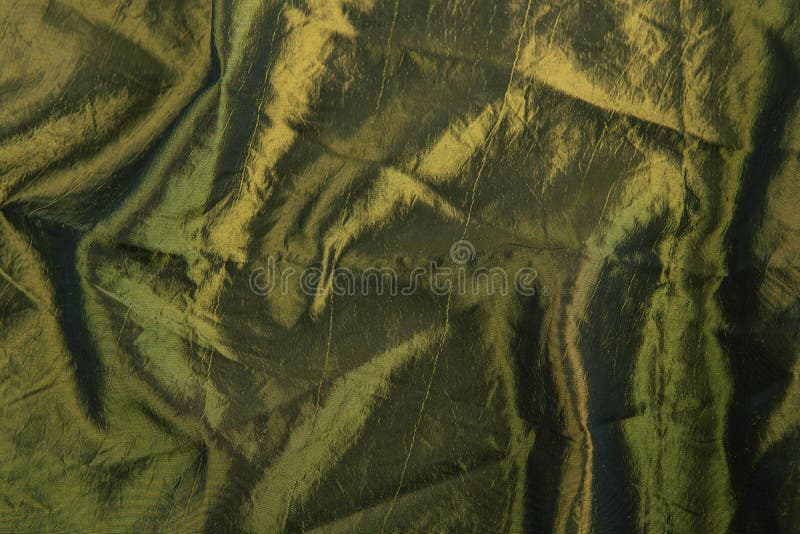 Crumpled Olive Green Textile Texture Stock Photo - Image of textile ...