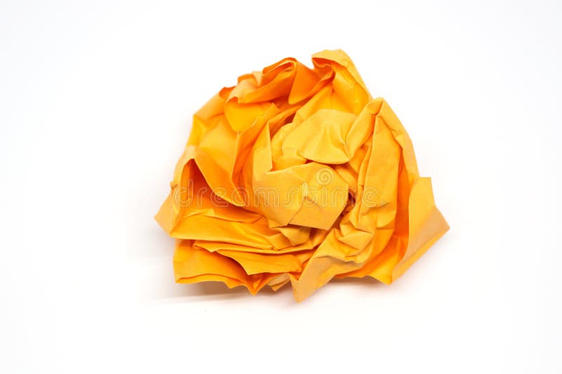 Orange creased paper stock photo. Image of background - 58701054