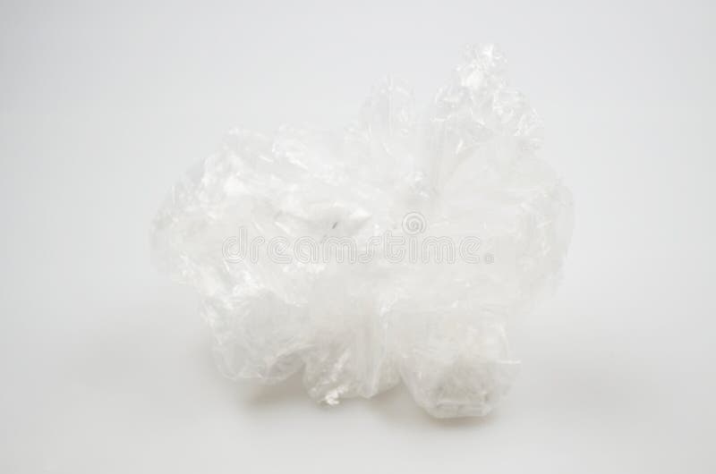 Crumpled Packaging Isolated. Stock Image - Image of making, rubbish ...