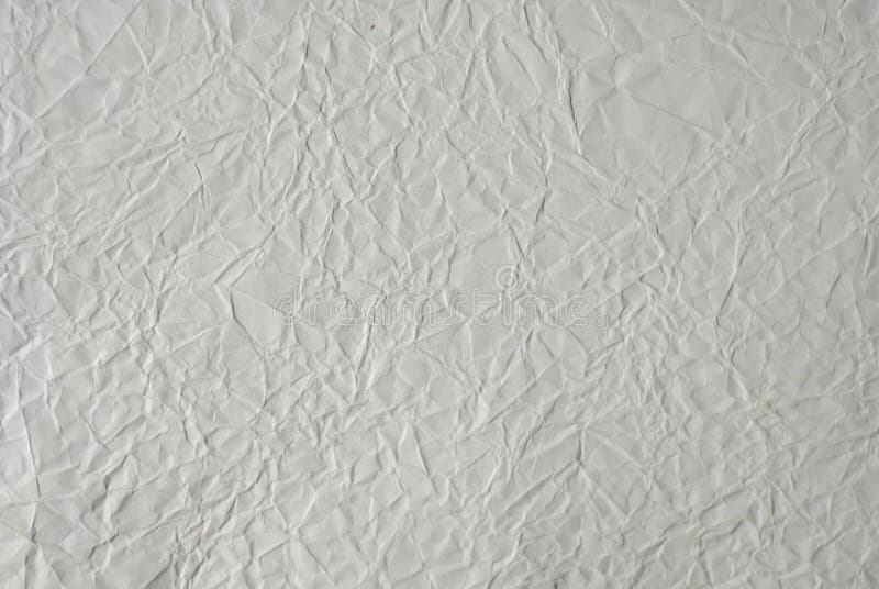 Crushed White Paper Texture. Stock Photo - Image of sheet, flat: 9421606