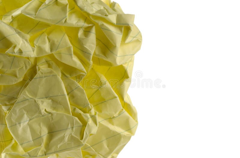 Inspiration Concept Crumpled Paper Light Bulb Metaphor for Good Idea ...