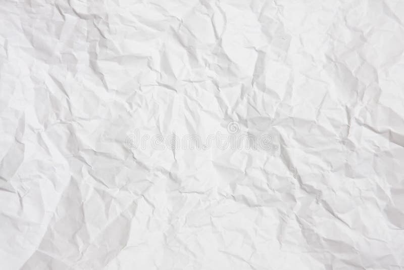 Crumpled Used Paper with Recycle Sign Stock Image - Image of white ...