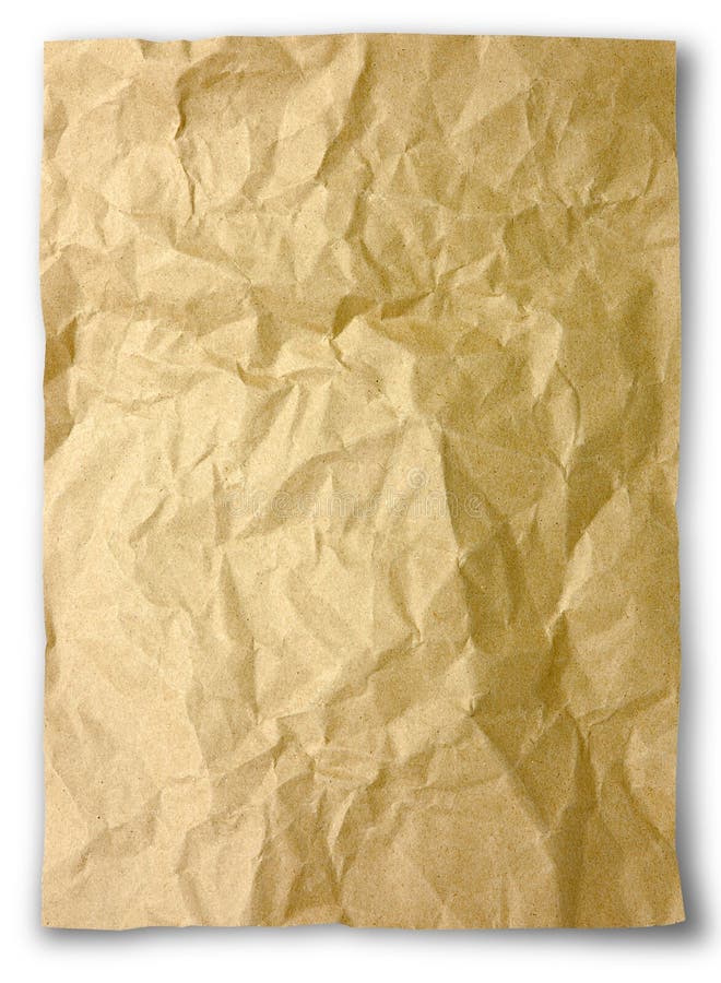 Crumpled paper stock image. Image of copy, grungy, garbage - 26247327