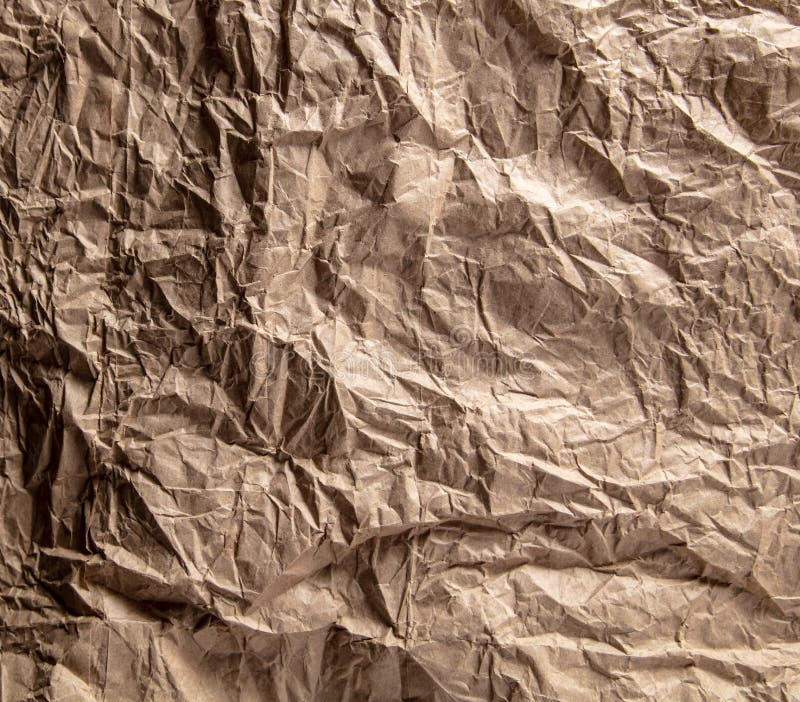Crumpled Paper As an Abstract Background Stock Image - Image of page ...