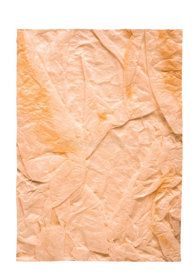 Crumpled paper stock photo. Image of scrapbook, corrugated - 168632804