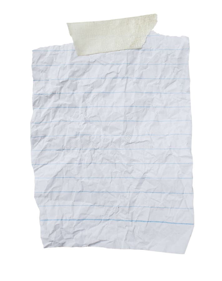 Horizontal Lined White Crumpled Paper Texture Stock Photos - Free ...