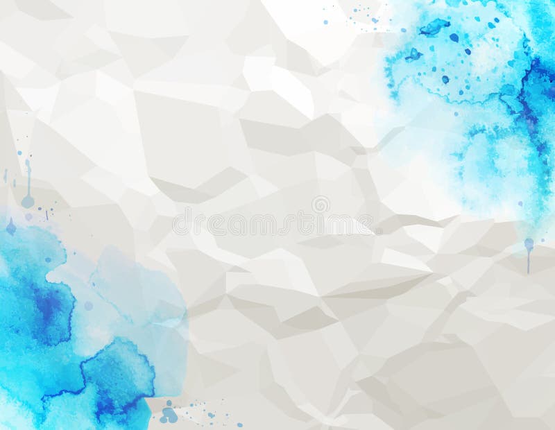 Crumpled Paper. Background for Text with Stock Vector - Illustration of ...