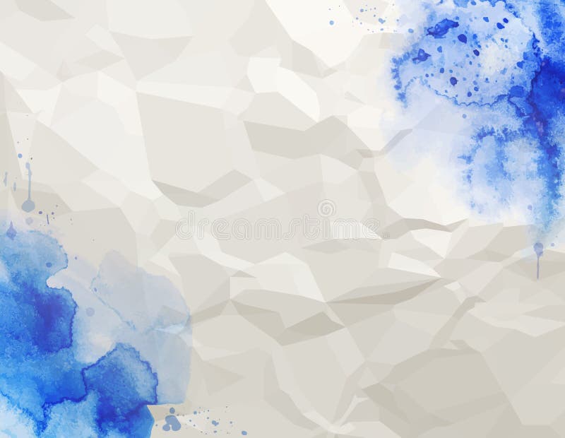 Crumpled Paper. Background for Text with Stock Vector - Illustration of ...