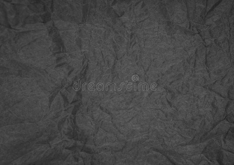 Crumpled Paper Background Vignette. Texture of Crumpled Paper Stock ...