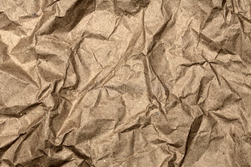 Crumpled paper bag stock image. Image of ecology, natural - 24638655