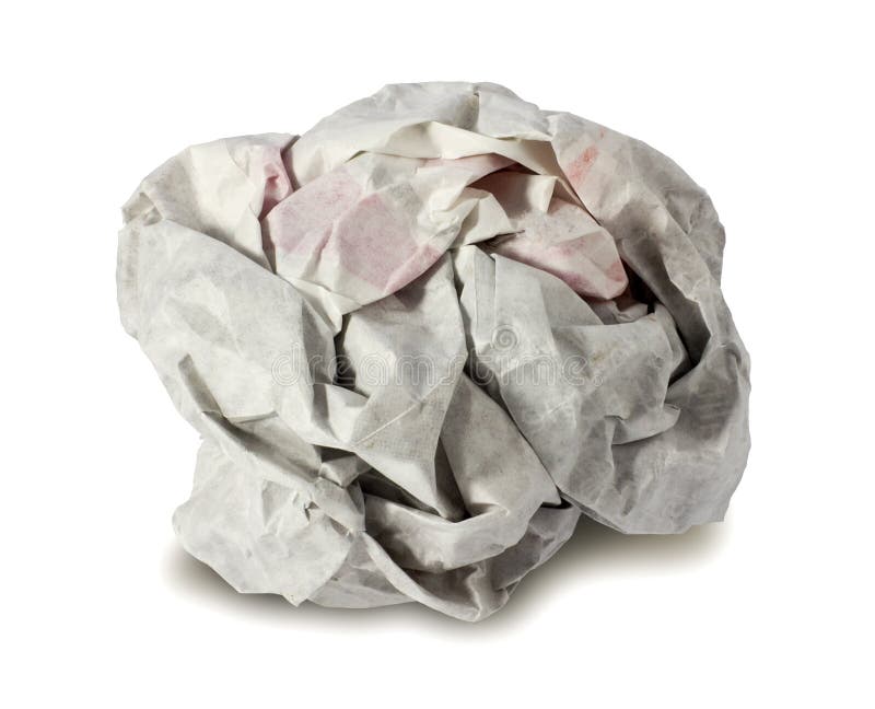 Paper Ball Office Frustration Waste Stock Image - Image of coil ...
