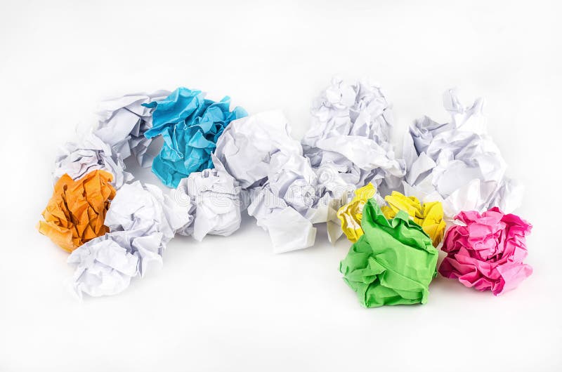 Pink Crumpled Paper For Texture Or Background Stock Photo - Image of ...