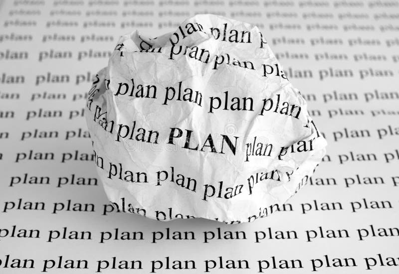 Crumpled Paper Ball Words Plan Stock Photos - Free & Royalty-Free Stock ...