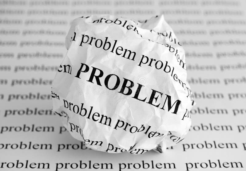 Crumpled Paper Ball Words Problem Stock Photos - Free & Royalty-Free ...