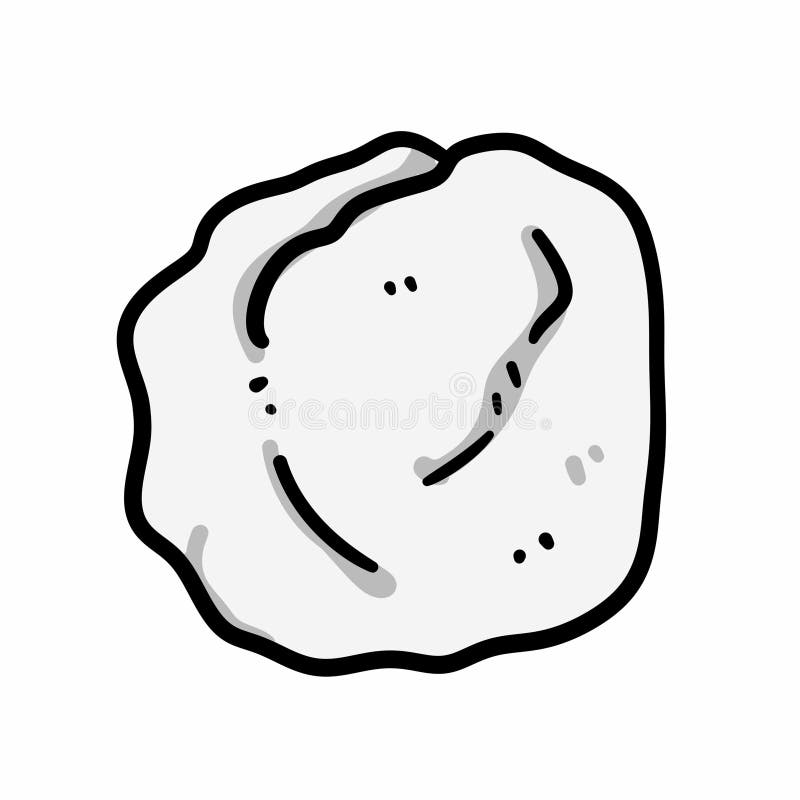 Crumpled Paper Cartoon Isolated Illustration Stock Illustration ...