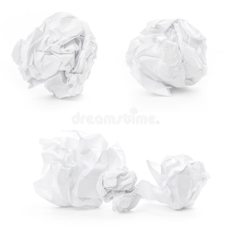 Crumpled paper stock photo. Image of paper, page, crumple - 62448288