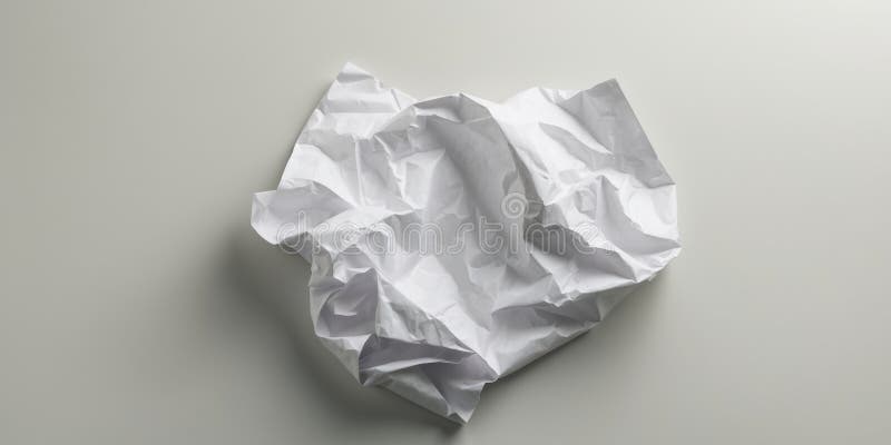 Crumpled Paper Creating Textured Effect Highlights Shadows Stock Photos ...