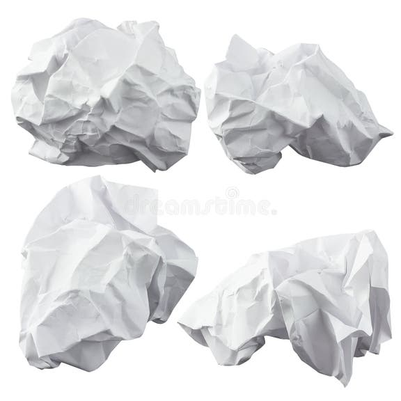 Crumpled paper stock illustration. Illustration of macro - 36264570