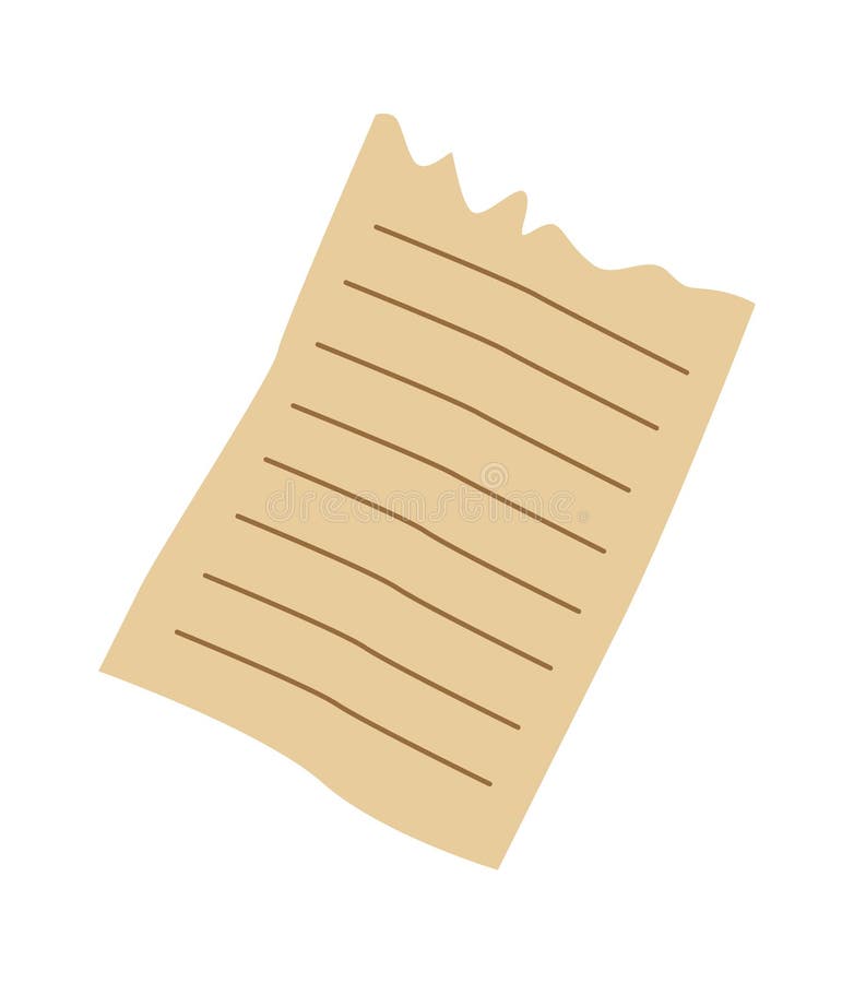 Crumpled Paper Garbage Flat Icon Waste Sorting and Utilization Stock ...