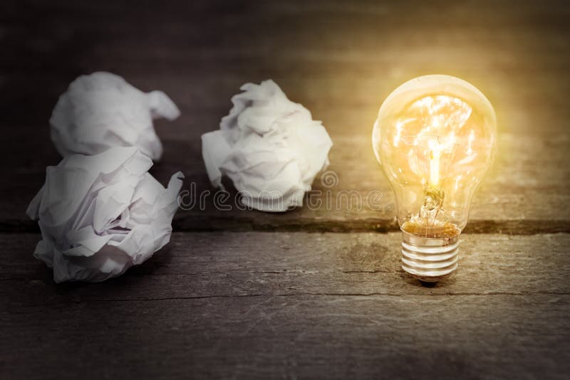 Reject Bad Ideas, Create the Right One Stock Image - Image of bright ...