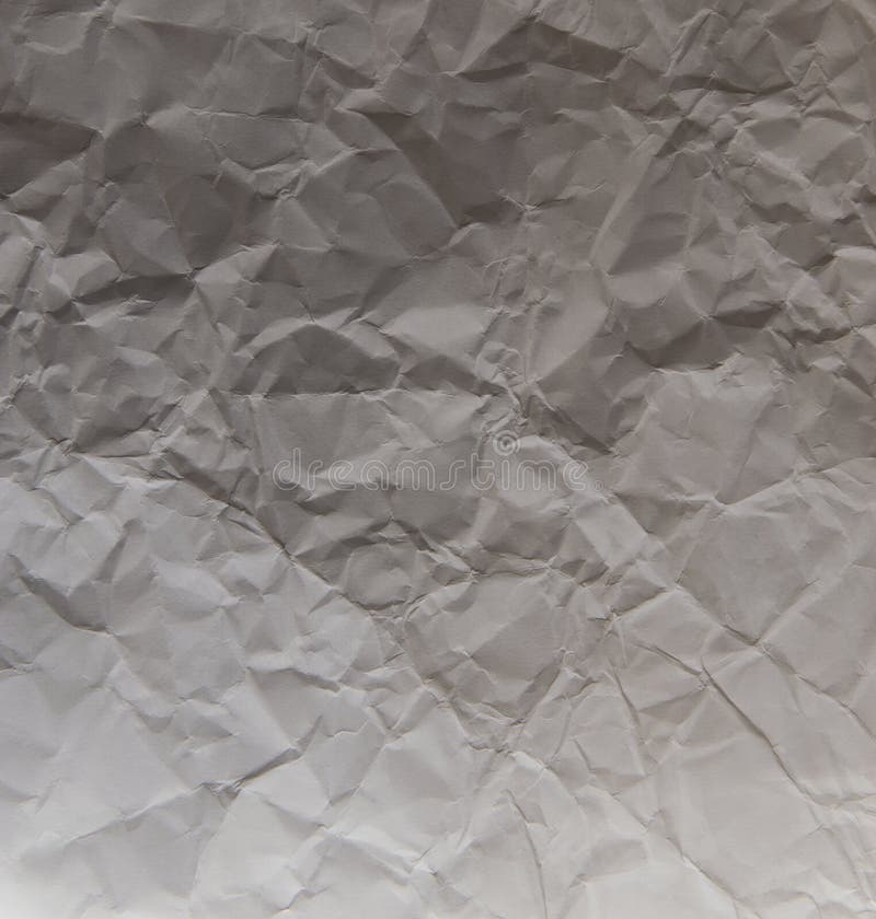 Crumpled Paper Gradient Texture Stock Photo - Image of greyscale, high ...