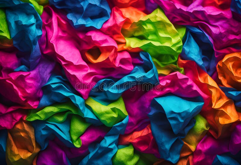 Crumpled paper napkin stock illustration. Illustration of kitchen ...