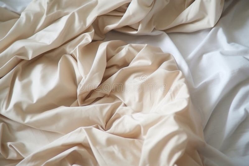 Crumpled Paper Near Smooth Sheets Stock Image - Image of wrinkled ...