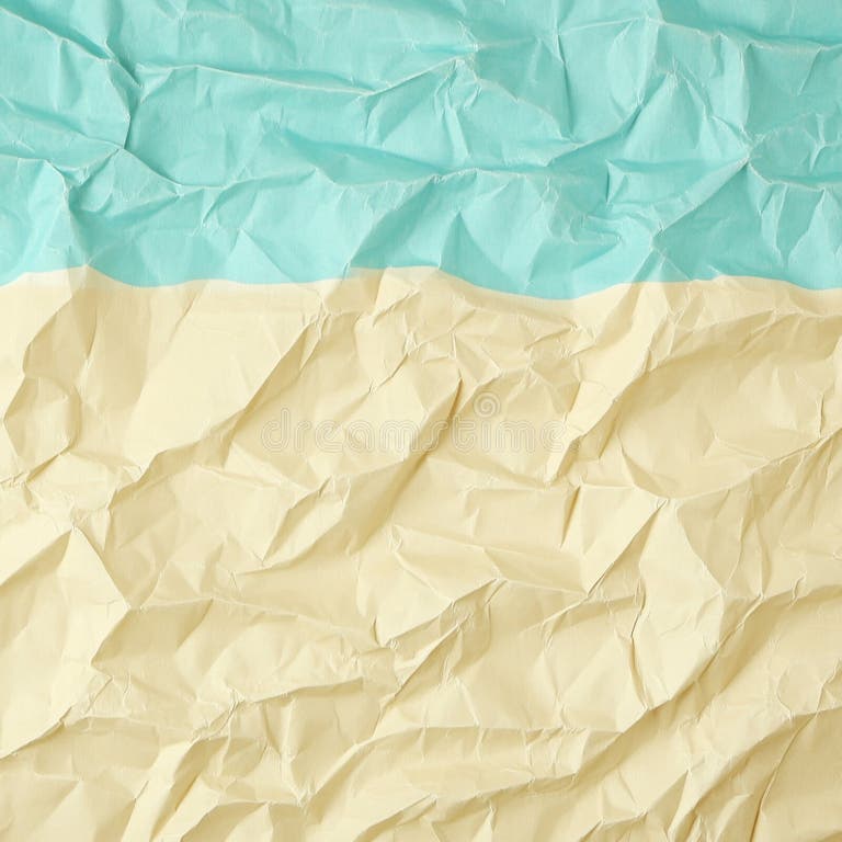 Crumpled Paper in Orange and Blue Tones Forms an Abstract Textured ...