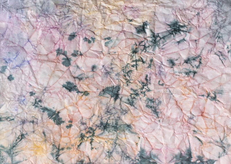 Crumpled Paper with Paint Stains Stock Image - Image of paper ...