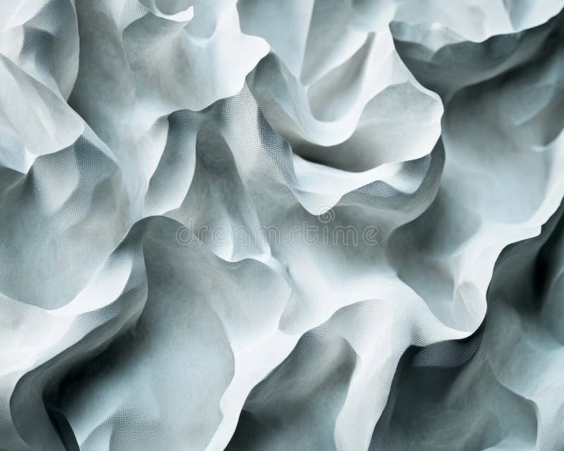 Crumpled Paper Texture with Deep Creases Under Angled Light Stock ...