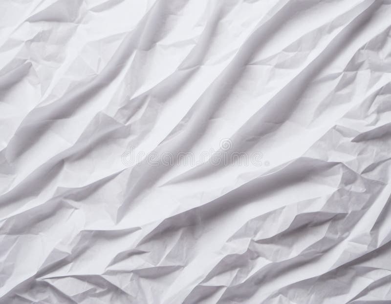 White Wrinkled Textured Paper Design Background Stock Illustration ...