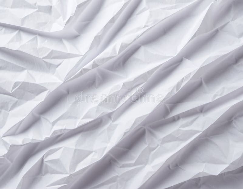 White Wrinkled Textured Paper Design Background Stock Illustration ...