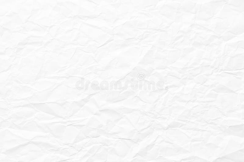 Crumpled Paper Texture To Insert Text or Picture, White Sheet ...