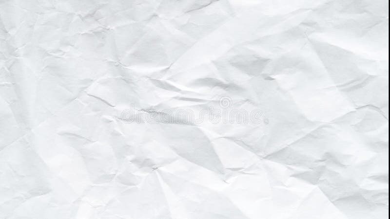 Crumpled Paper Texture Transition Dynamic Visual of Creased White ...