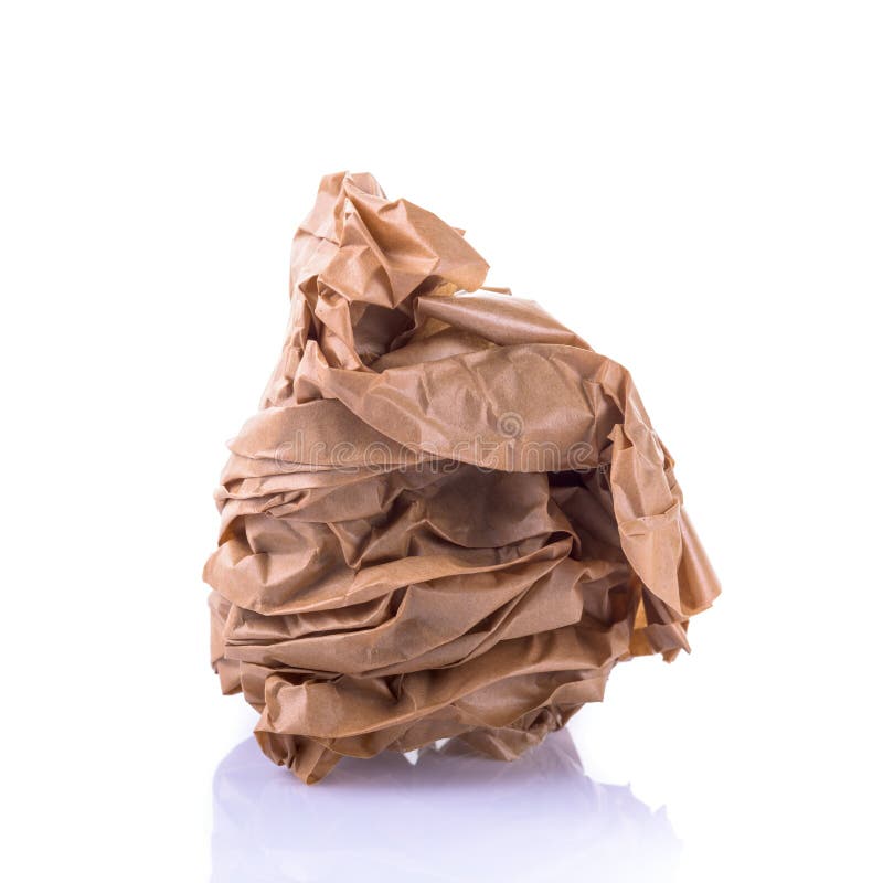 Crumpled paper stock photo. Image of container, office - 71436258