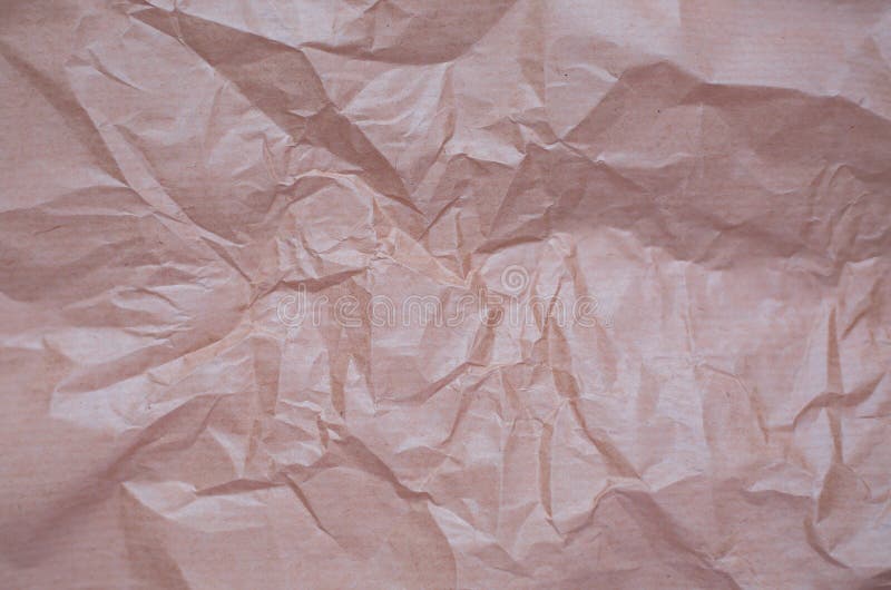 Crumpled parchment paper stock photo. Image of page - 169880772
