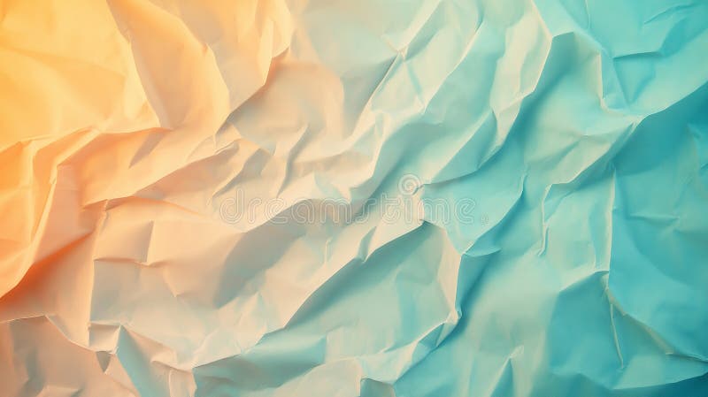 Crumpled Pastel-colored Paper, Creating a Textured Background with Soft ...