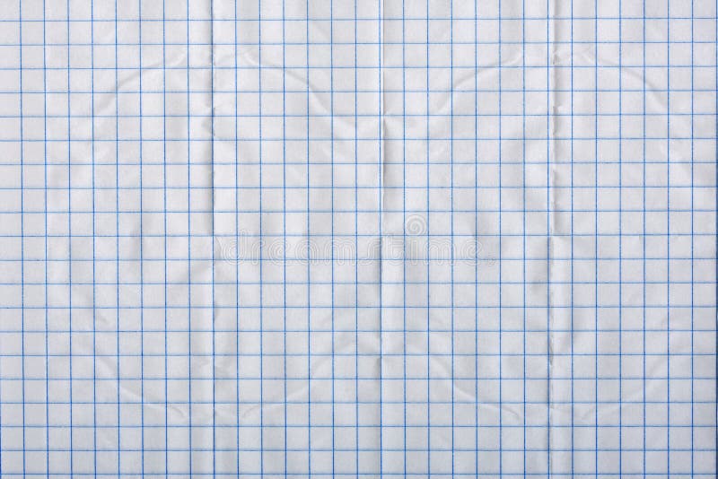 Detailed Blank Math Paper Sheet Stock Photo - Image of page, black ...